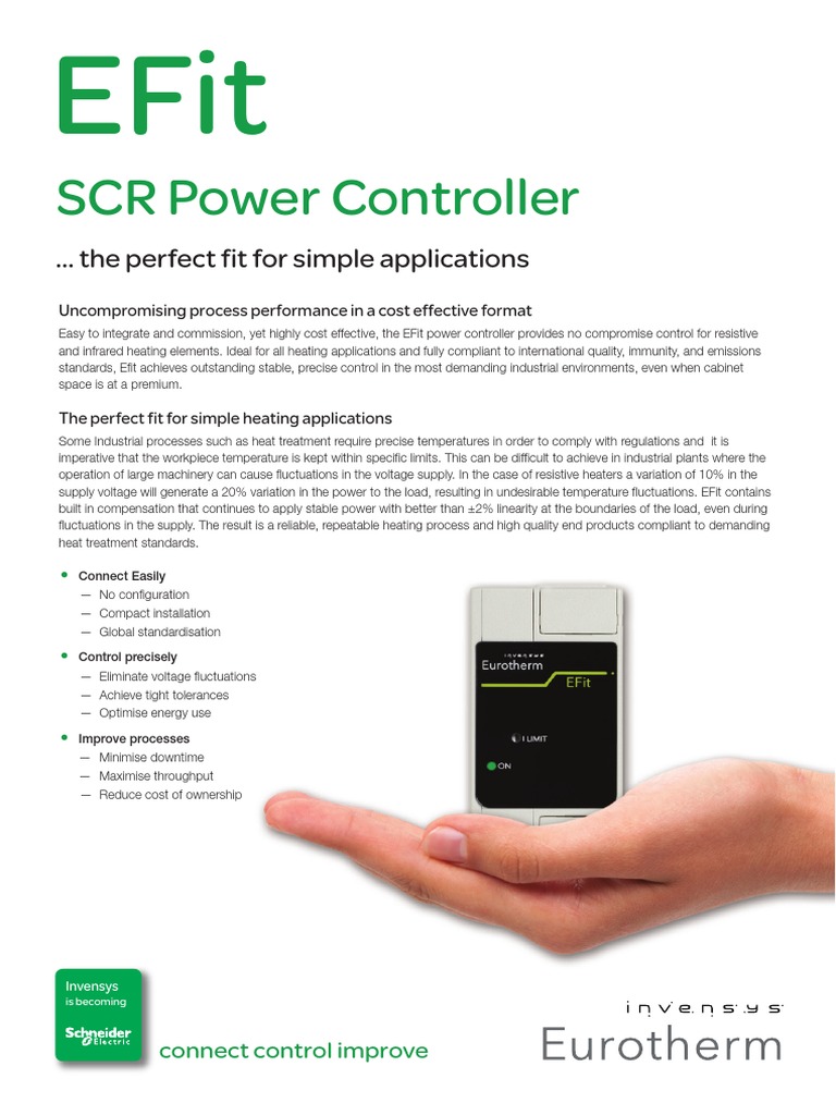 Eurotherm EFit Data Sheet | PDF | Electromagnetic Compatibility | Mains ...