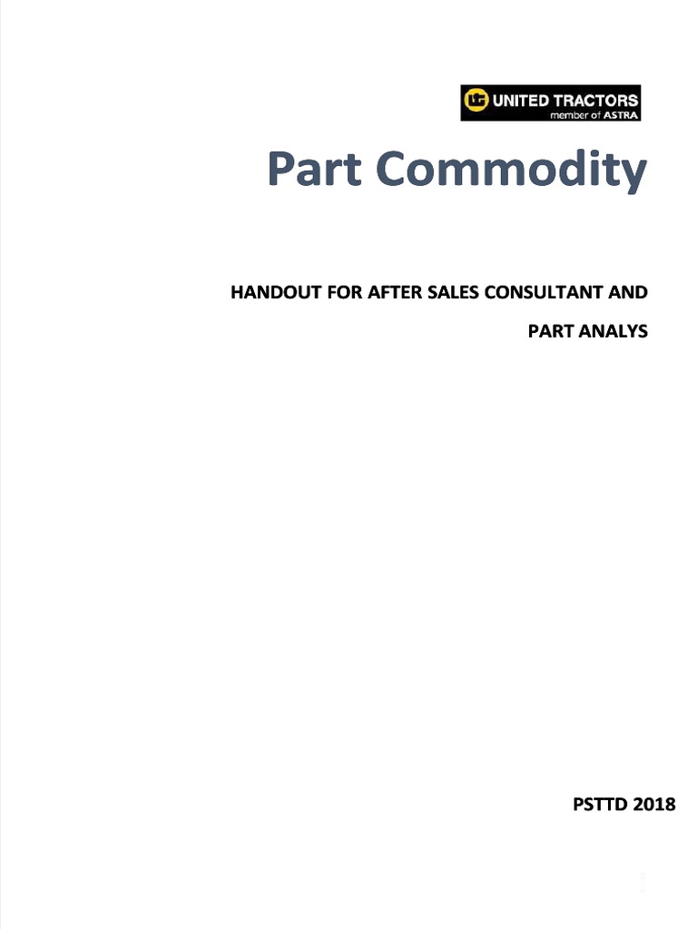 PDF Modul Part Commodity Oil Compress | PDF