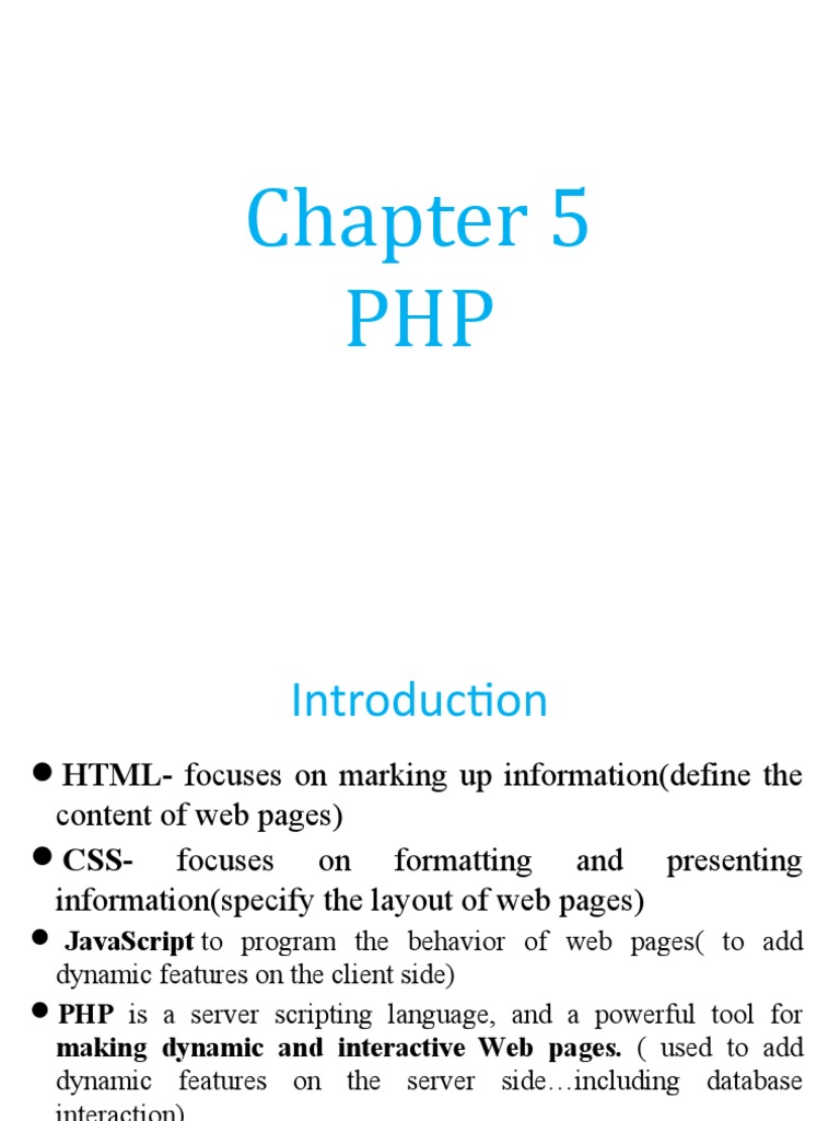 AIP Chapter Five | PDF | Php | Dynamic Web Page
