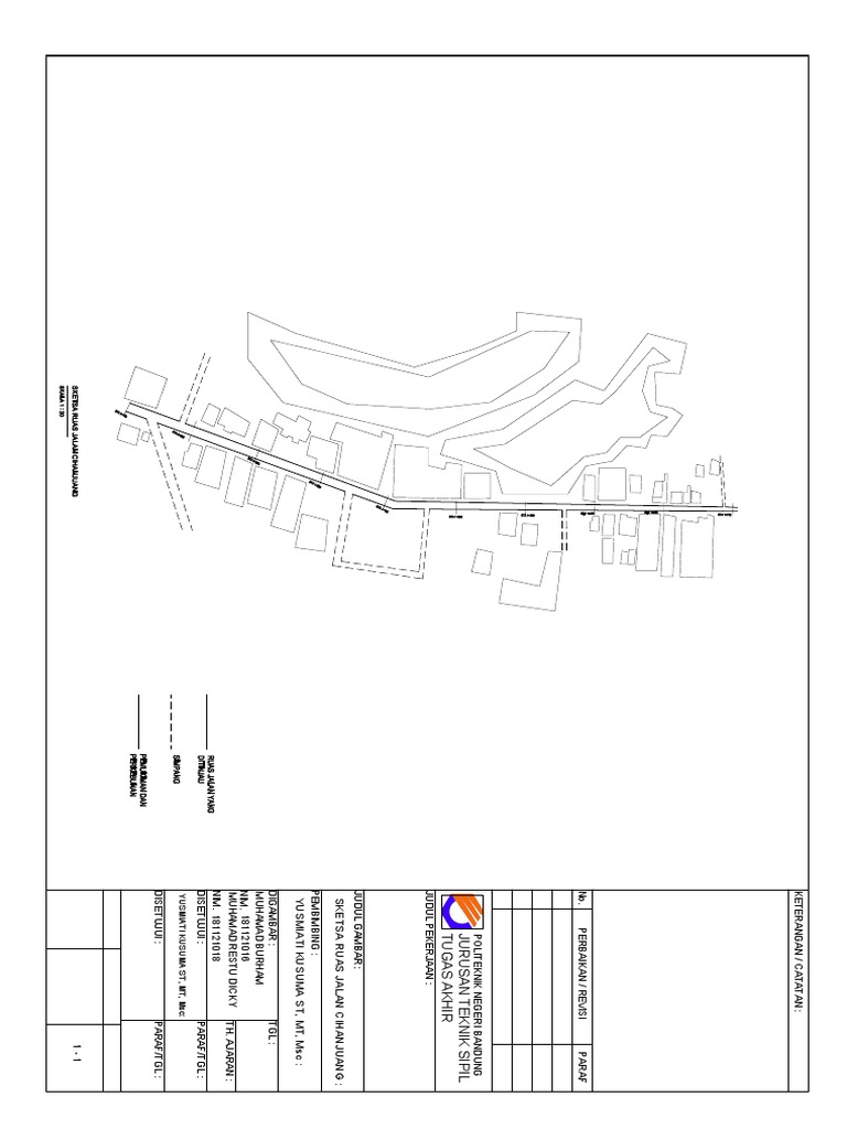 Sketsa Jalan Cihanjuang 1 | PDF | Sains & Matematika