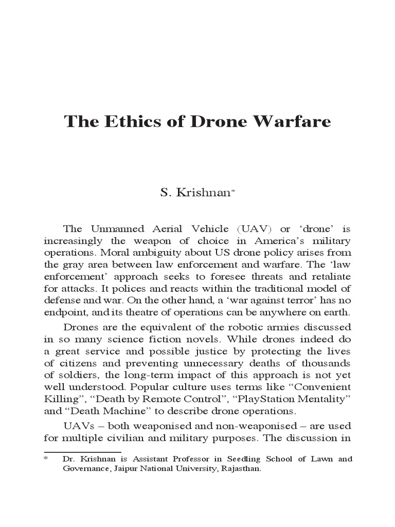 Drone Warfare | PDF | Targeted Killing | War On Terror