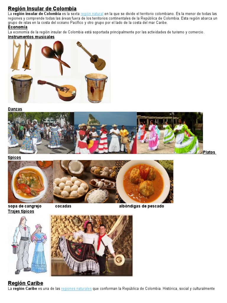 Regiones Naturales Colombianas | PDF | Colombia | Andes