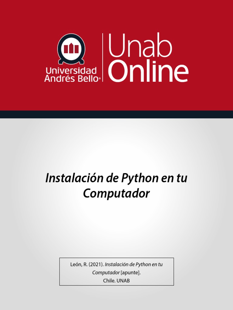 S1 Instalacion | PDF | Poco | Python (lenguaje de programación)