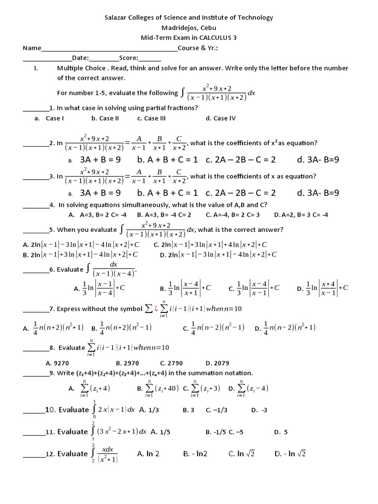Math 108 Midterm | PDF | Elementary Mathematics | Abstract Algebra