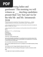 Script For GAD Training | PDF