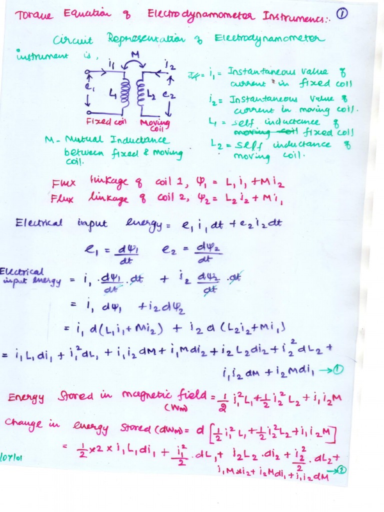 Scan Electrodynamometer Torque Equation 1665131484592 | PDF