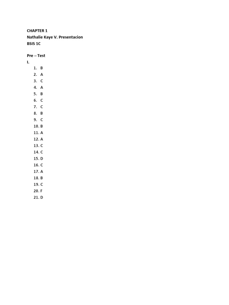 CC103 Chapter 1 | PDF