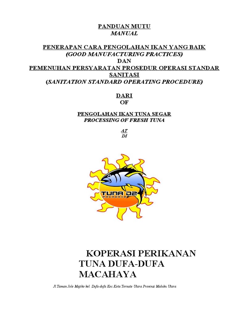 Panduan Mutu Ikan Tuna | PDF