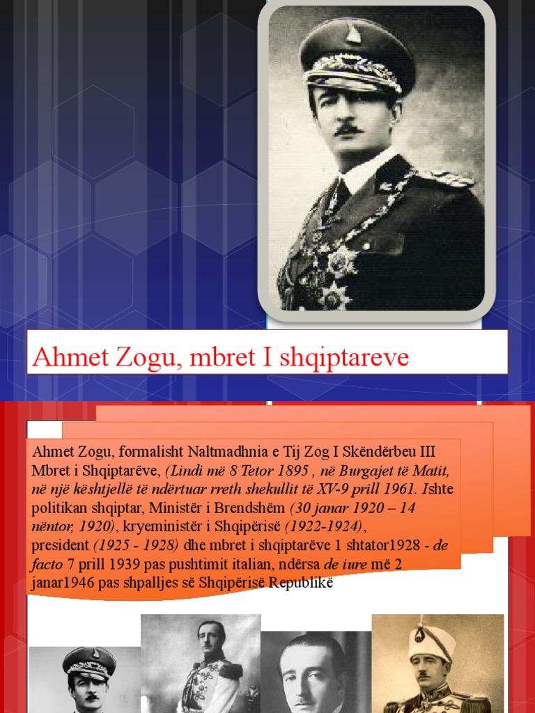 Ahmet Zogu Dhe Fan Noli - Projekt Ne Histori | PDF