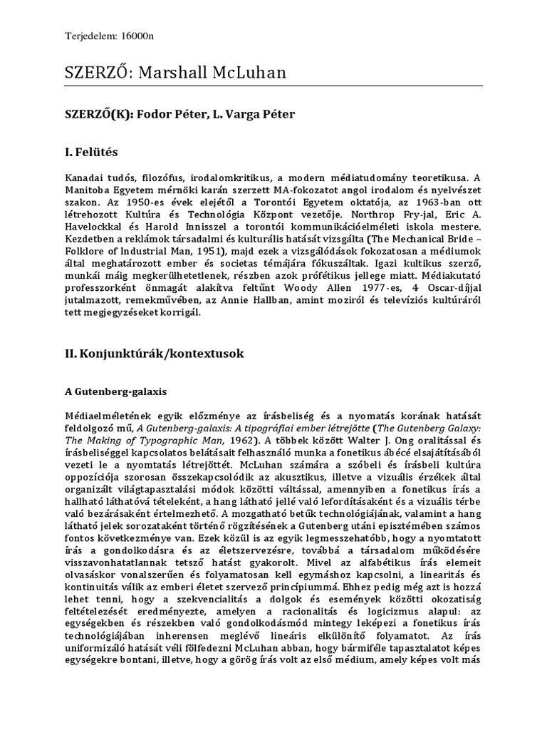 LVP SZ McLuhan | PDF