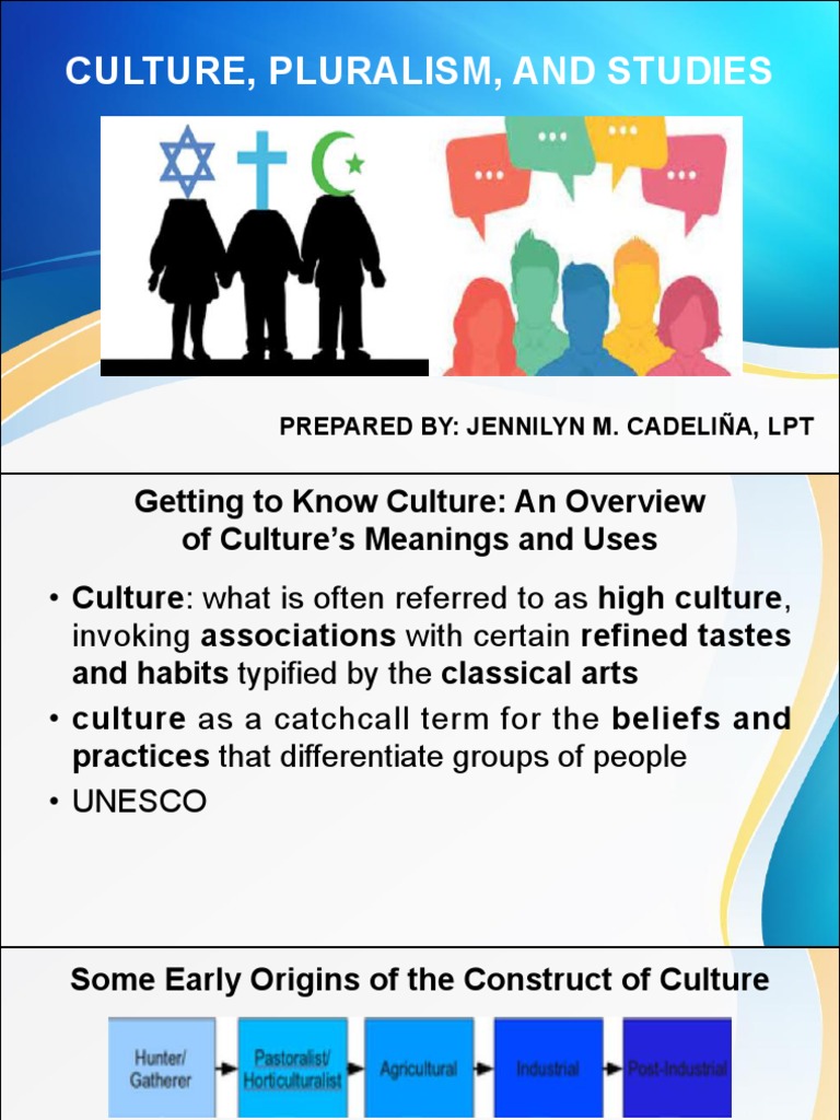 Topic 4. Culture, Pluralism, and Studies - Student | PDF | Religious ...
