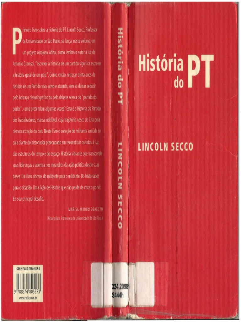 História Do PT - Lincoln Secco | PDF