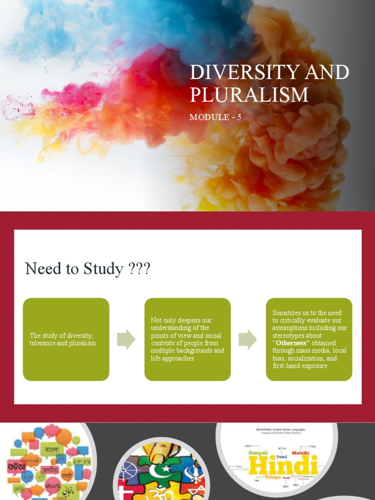 Understanding Diversity & Pluralism | PDF | Multiculturalism ...