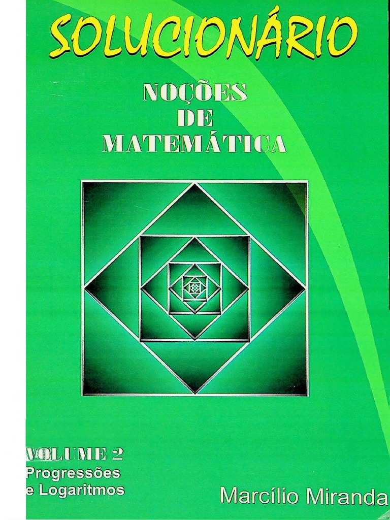 Aref Solucionário Noções De Matemática Vol 2 93932 Pdf
