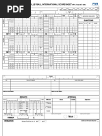 FIVB 3-Set Scoresheet - Master | PDF