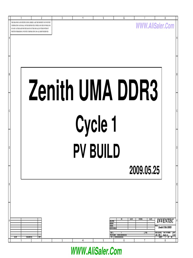 HP ProBook 4510s Inventec 6050A2297401 Zenith UMA DDR3 Schematics | PDF ...