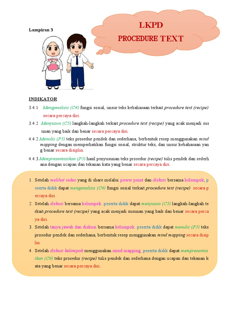 LKPD Procedure | PDF