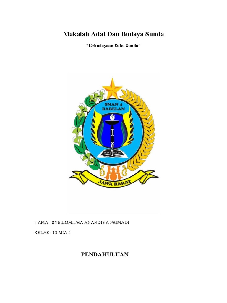 Suku Sunda Logo Inilah Beberapa Pakaian Adat Khas Jawa Barat Beserta
