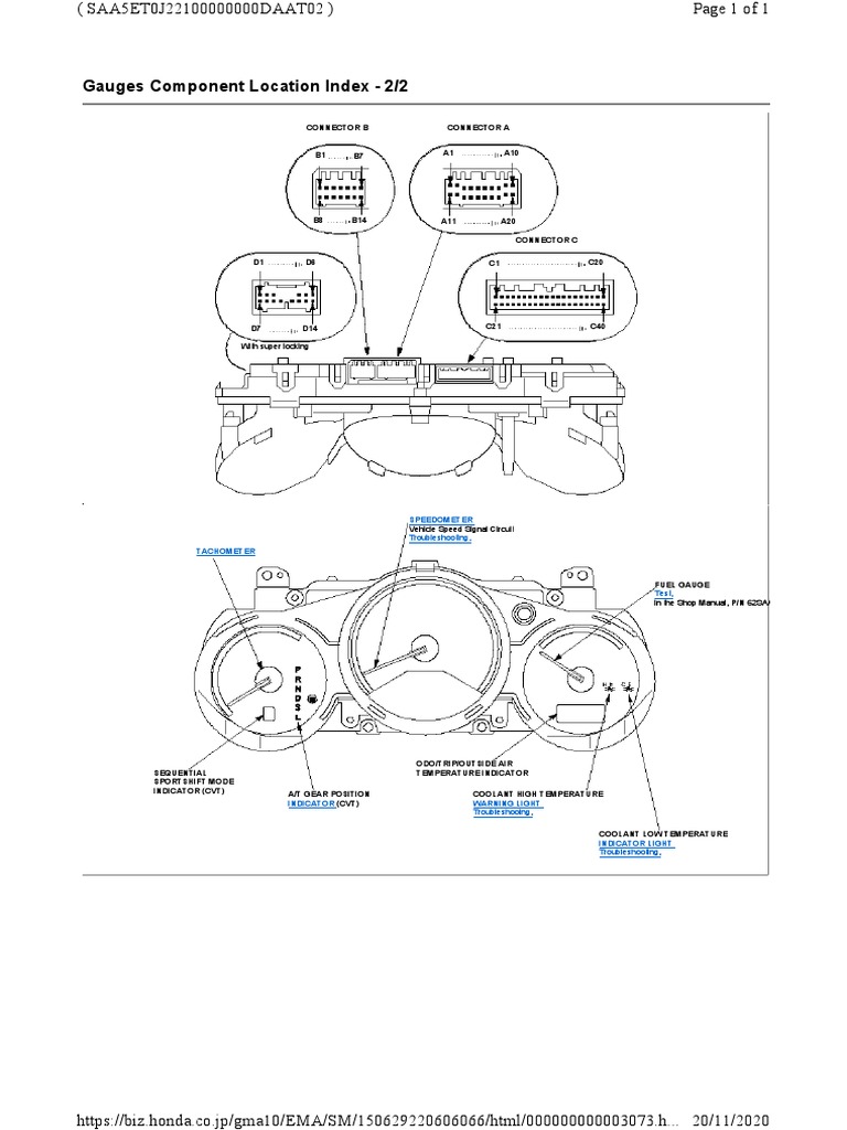 Jazz GD3 Gauge Control Module | PDF