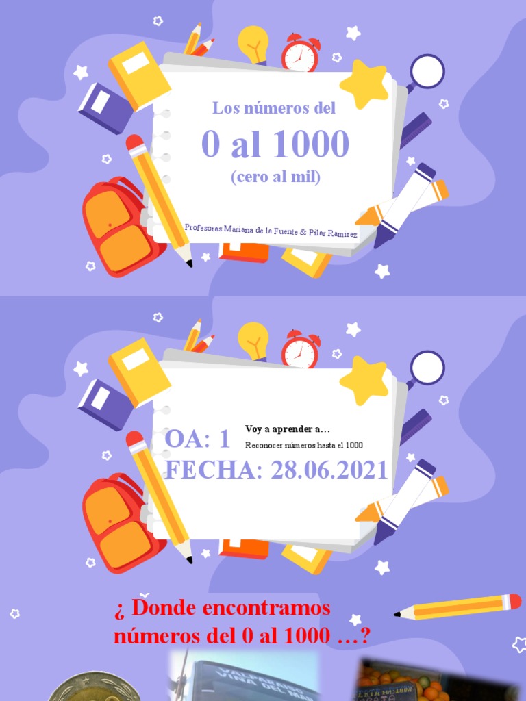 Numeros Hasta El 1000 | PDF