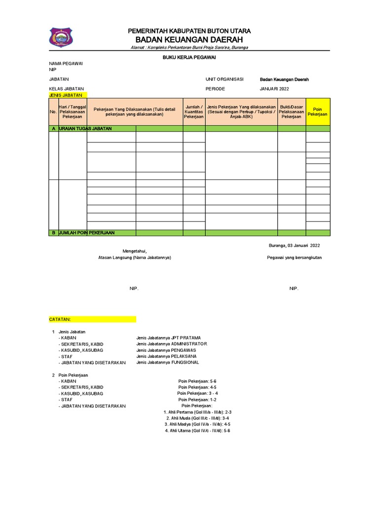 Lembar Kertas Kerja 2022-Dias | PDF