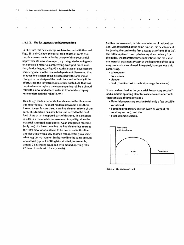 Volume 2 Blowroom Carding.1 | PDF