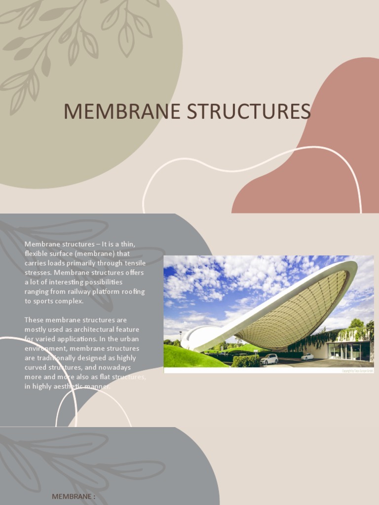 Membrane Structures | PDF | Stress (Mechanics) | Polyvinyl Chloride