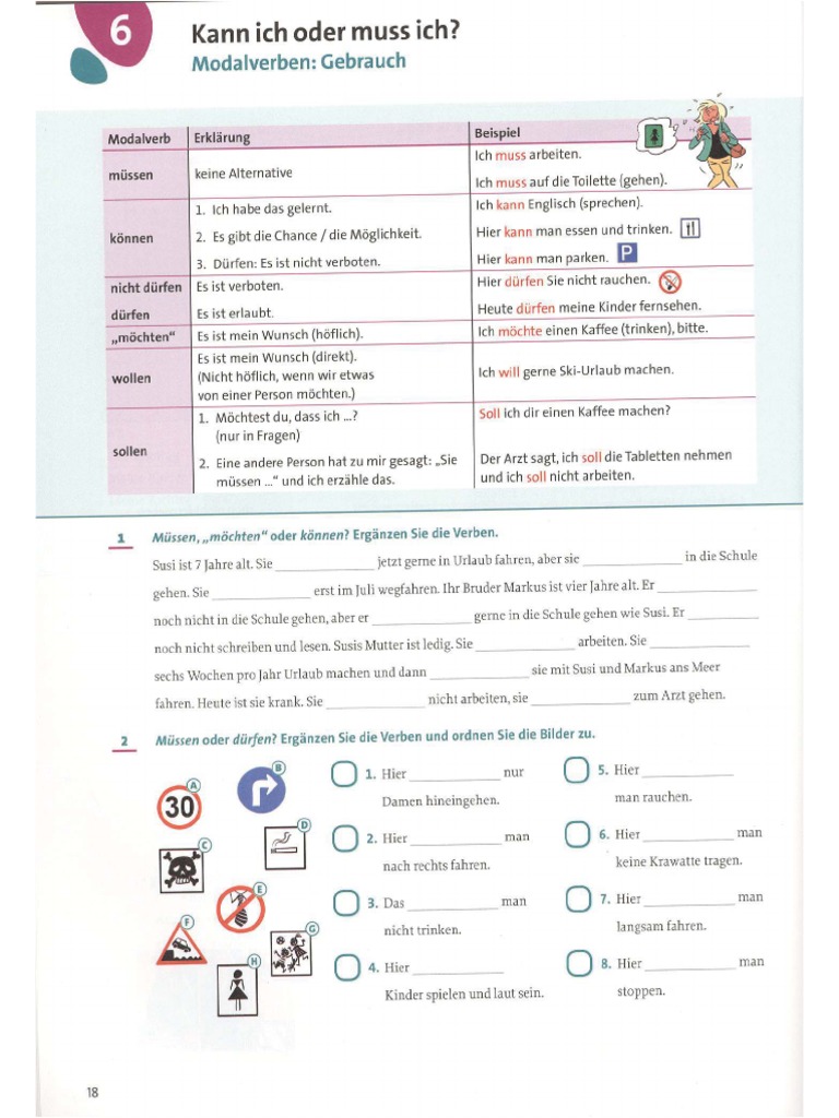 Modalverben - Grammatik Aktiv | PDF