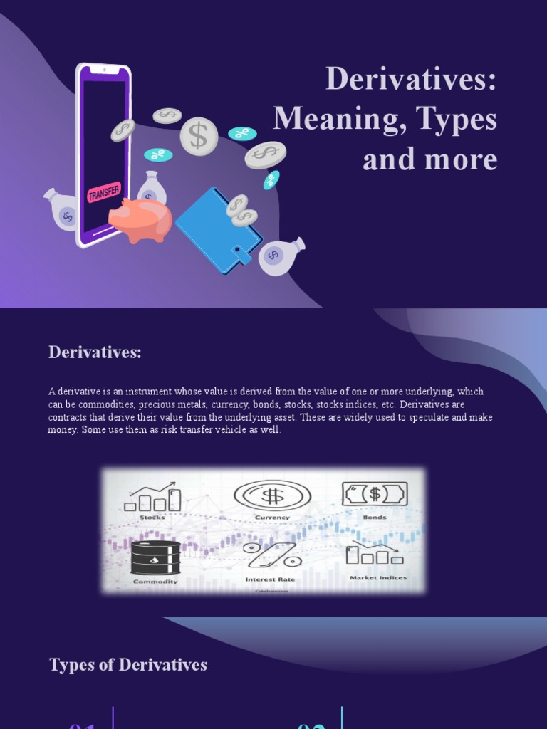 Derivatives | PDF | Futures Contract | Derivative (Finance)