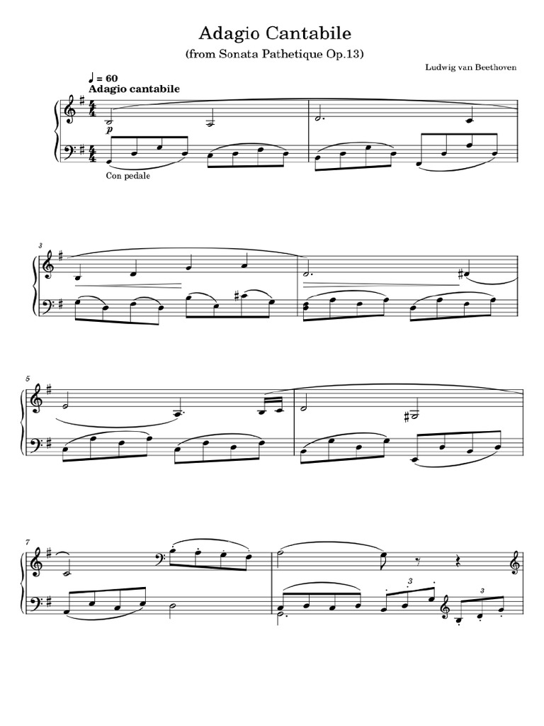 Adagio Cantabile | PDF