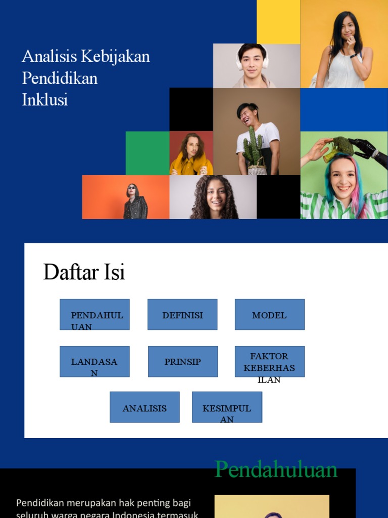 Power Point Analisi Kebijakan Pendidikan Inklusi | PDF