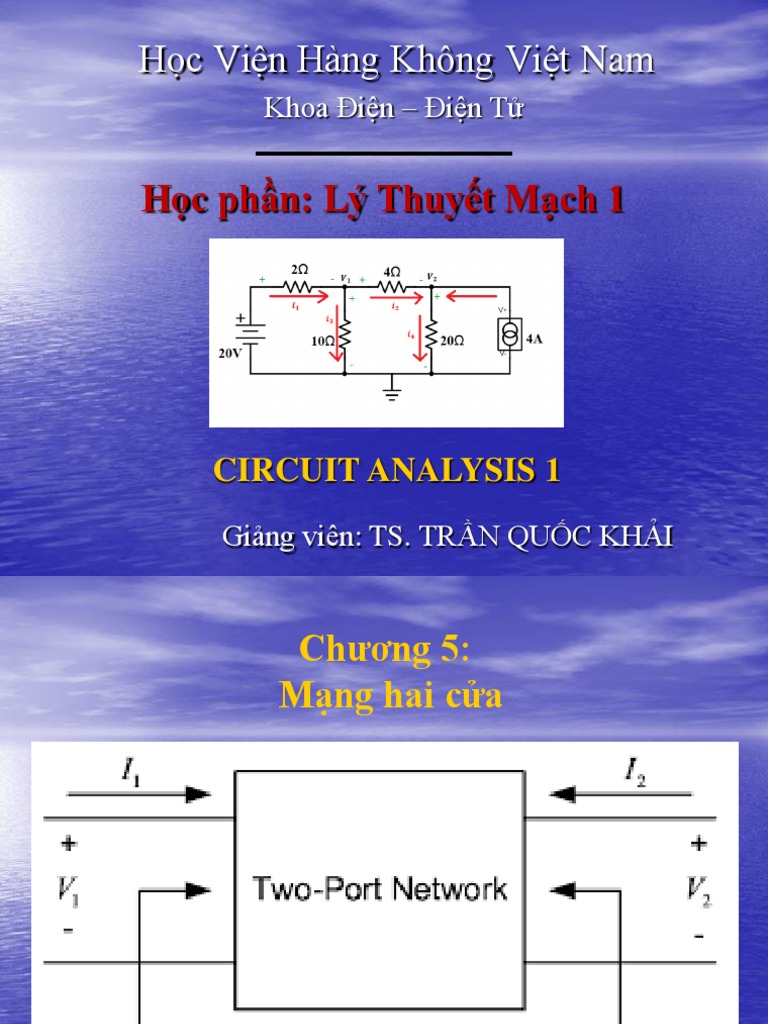 Ly Thuyet Mach 1 - NHCT - C5 Mang Hai Cua | PDF