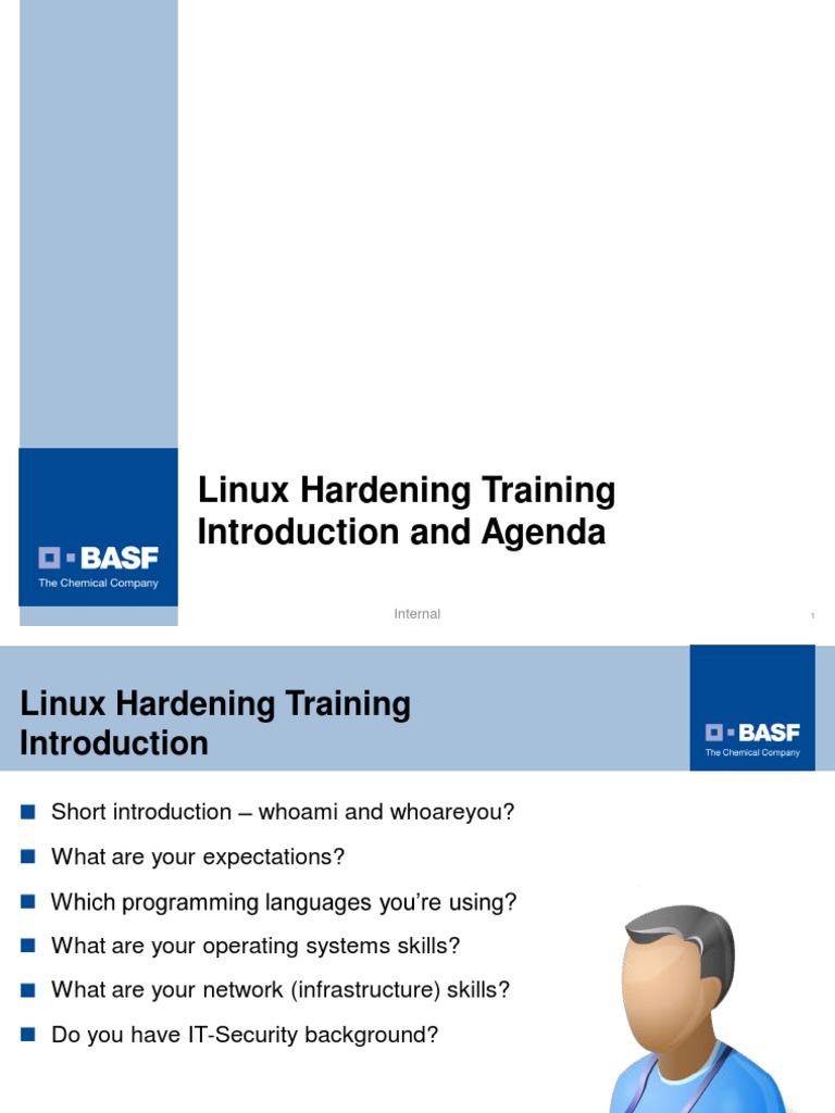 Linux Hardening Training Introduction and Agenda | PDF | Security | Computer Security