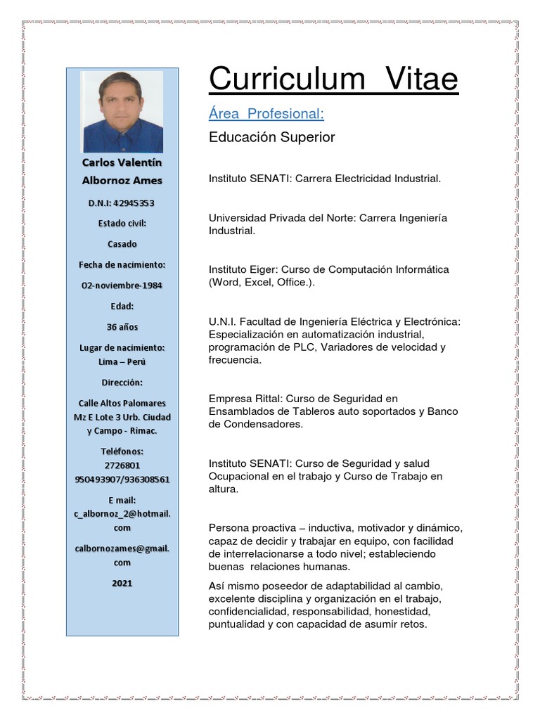 CV Actualizado | PDF