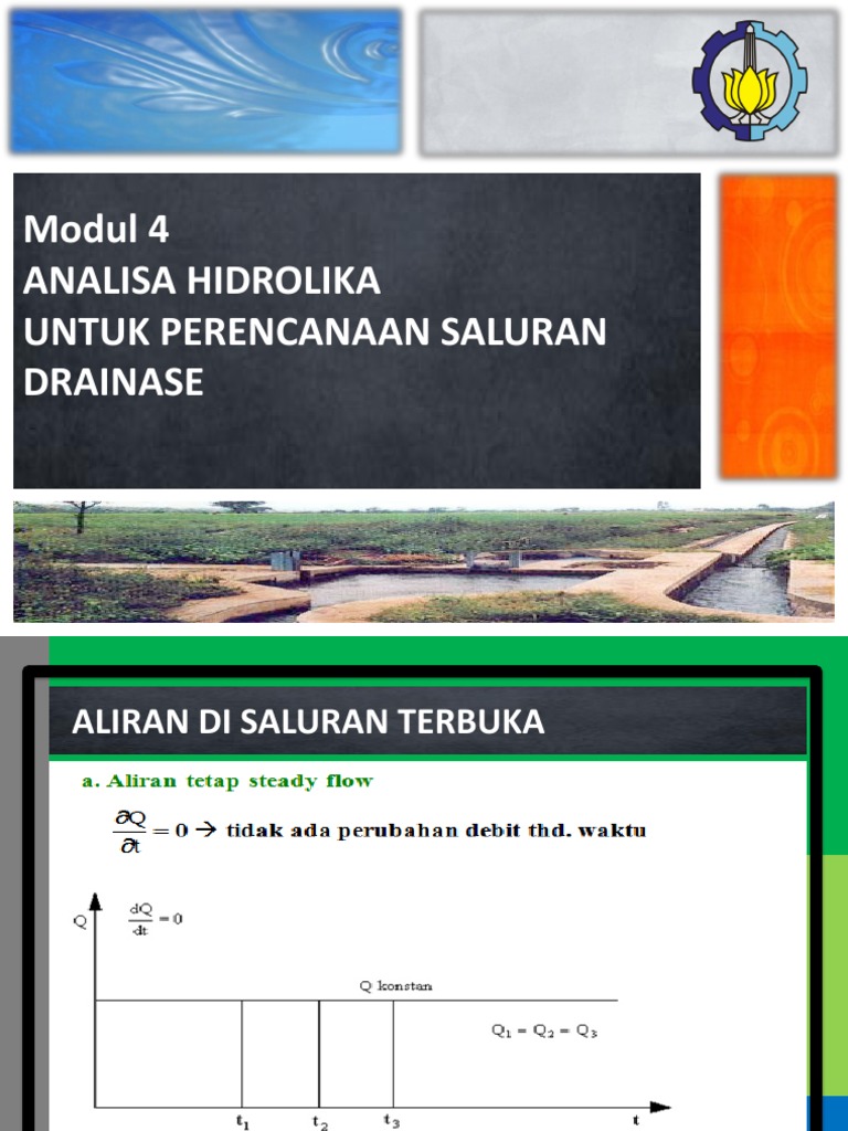 Analisa Hidraulika Saluran Drainase | PDF