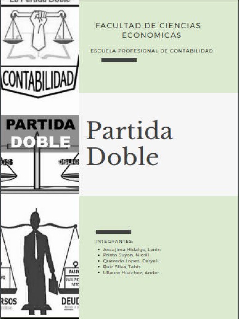 Monografía Partida Doble | PDF | Contabilidad