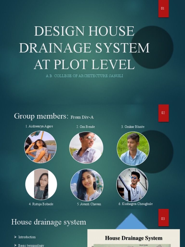 Design House Drainage System at Plot Level (Autosaved) | PDF | Sanitary ...