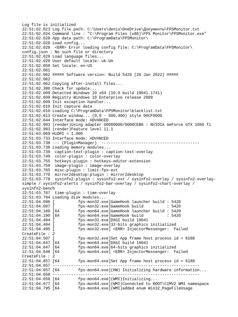 Fps Monitor | PDF | Computer Engineering | Computer Architecture