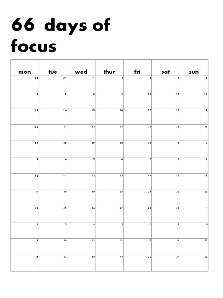 66 Days of | PDF