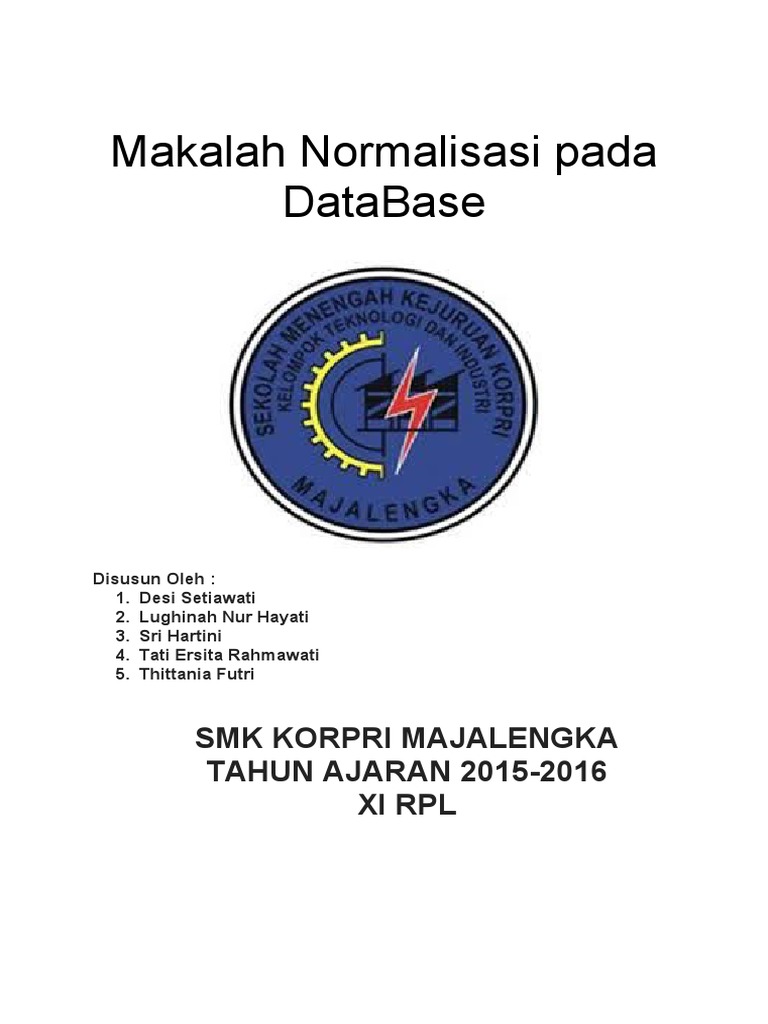 Normalisasi Database untuk Siswa | PDF