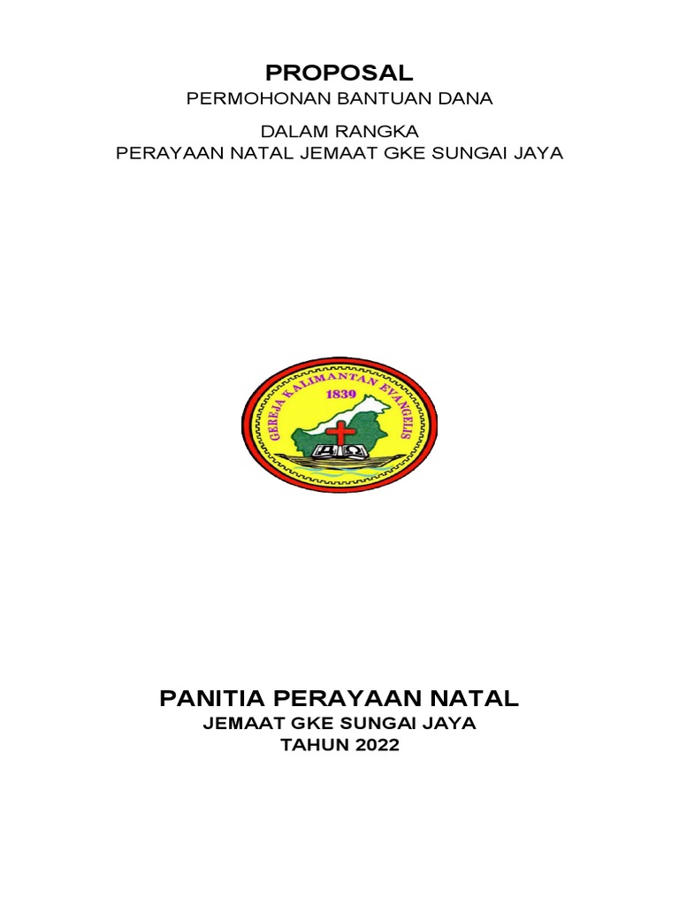 Proposal Natal Gke SJ 2022 | PDF