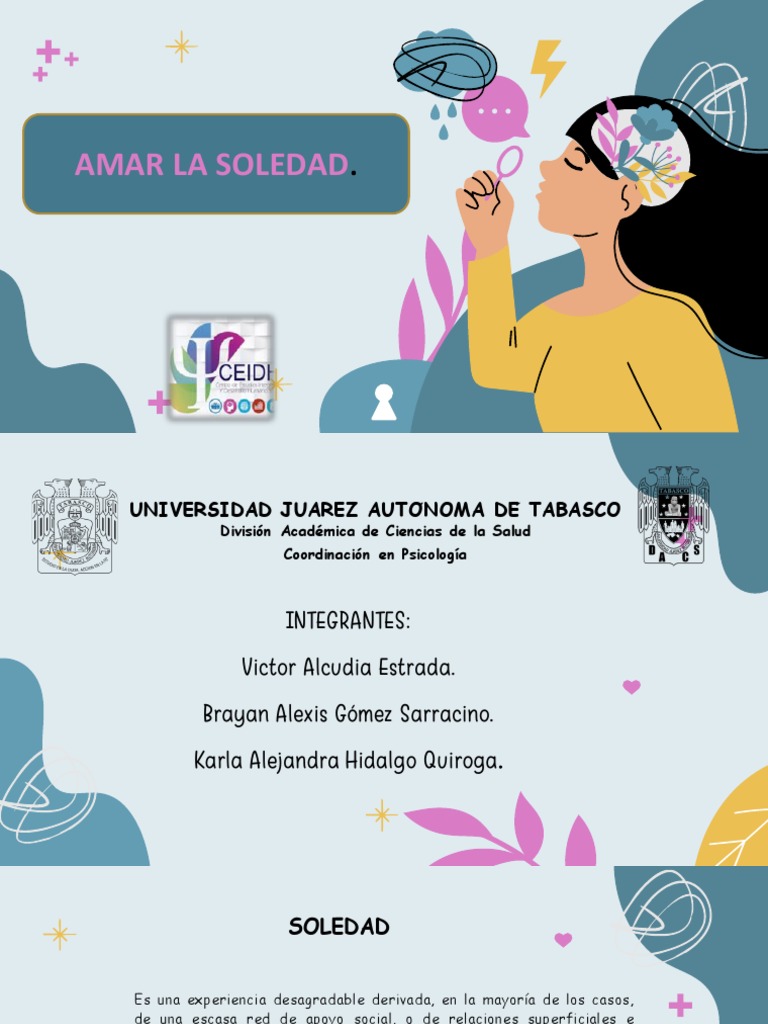 La Soledad | PDF | Soledad | Adultos