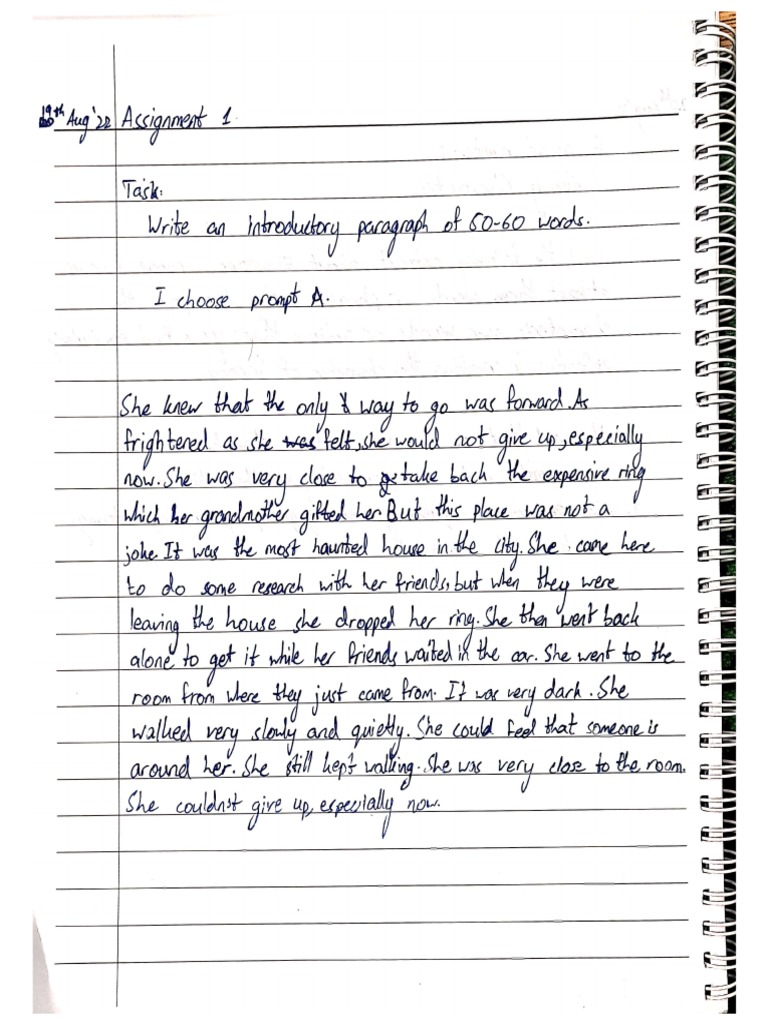 English Language Assignment 1 | PDF