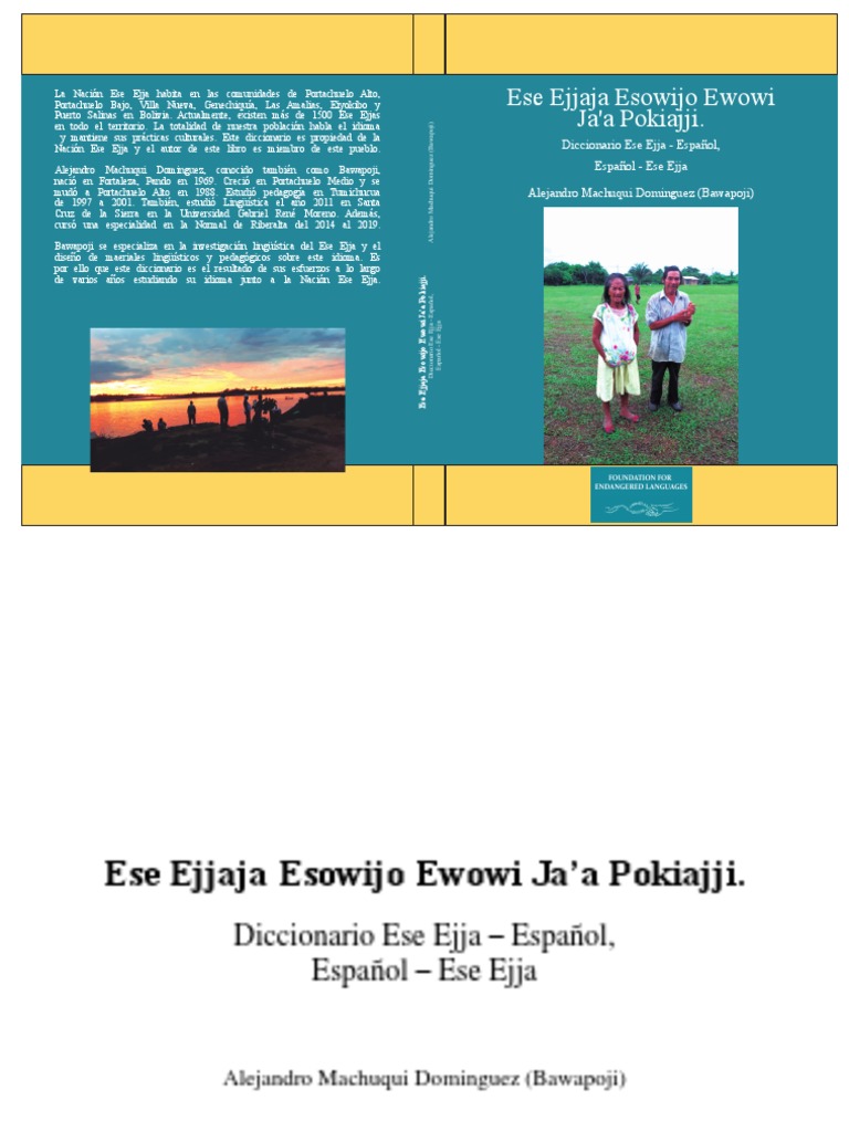 Diccionario Ese Ejja - 2021 | PDF | Lengua española | Diccionario