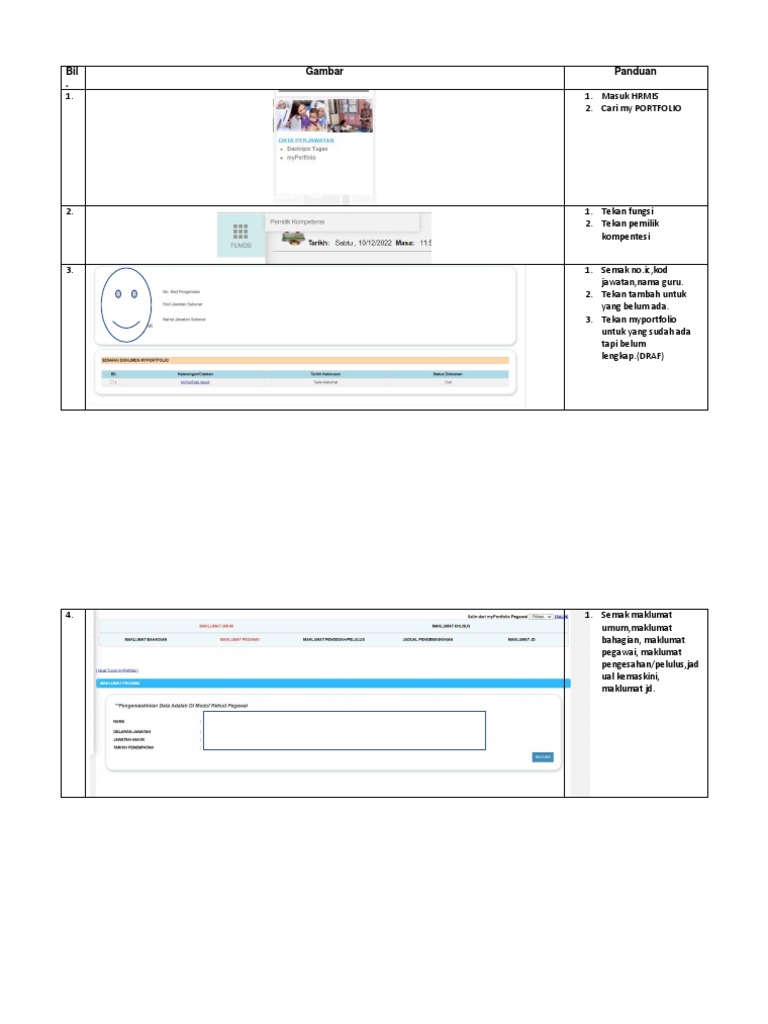 Panduan My Portfolio - Gab | PDF
