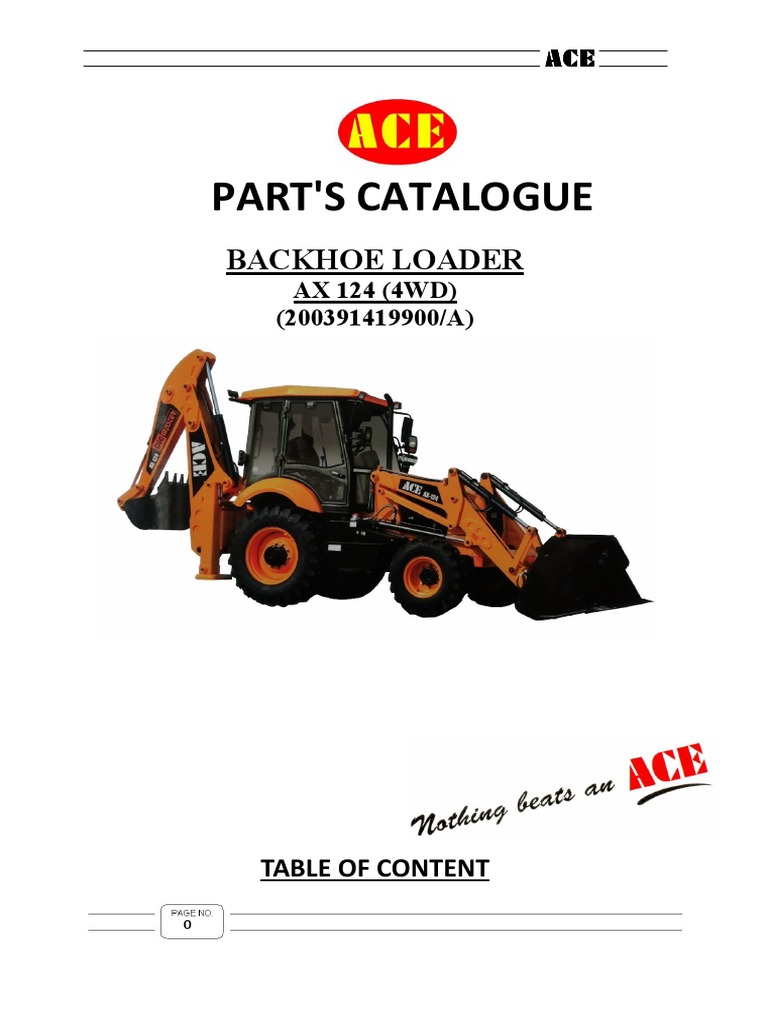 Ace Phantom Ax 124 Catalouge - 4wd - Final | PDF | Loader (Equipment ...