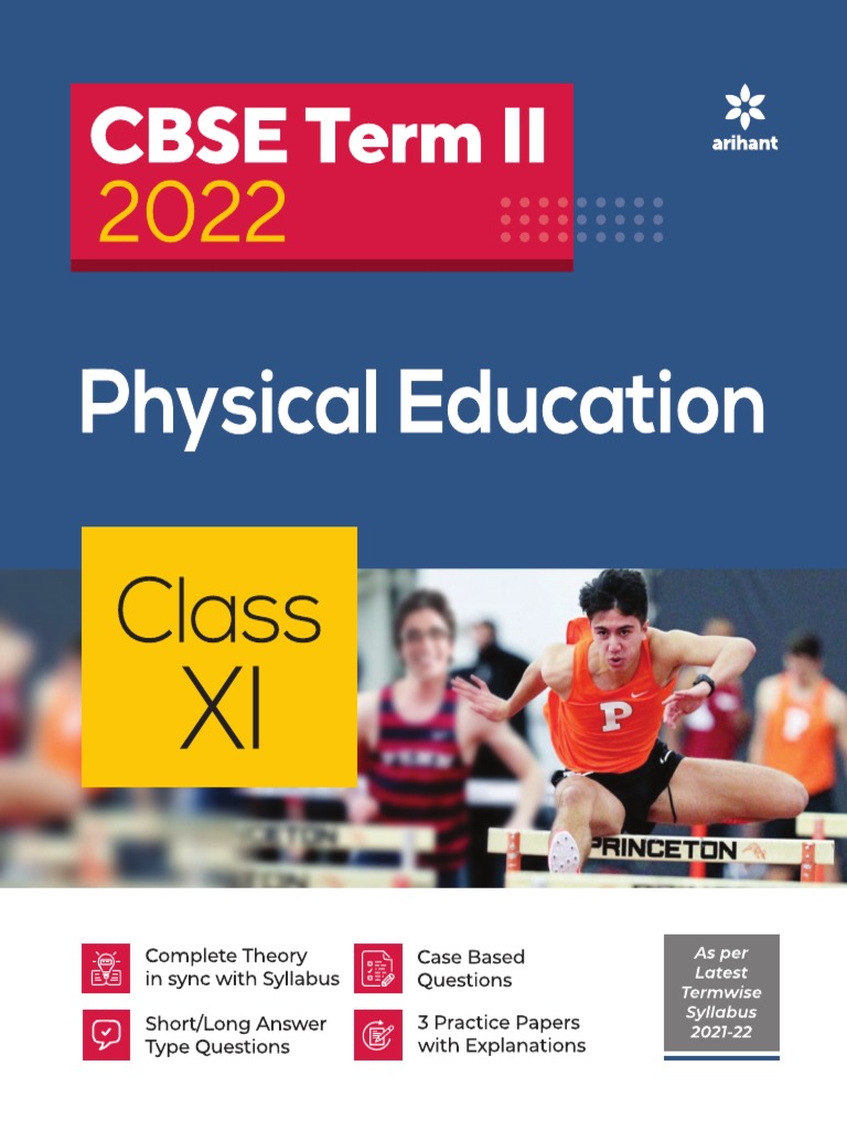 Arihant CBSE Physical Education Term 2 Class 11 | PDF | Disability | Paralympic Games