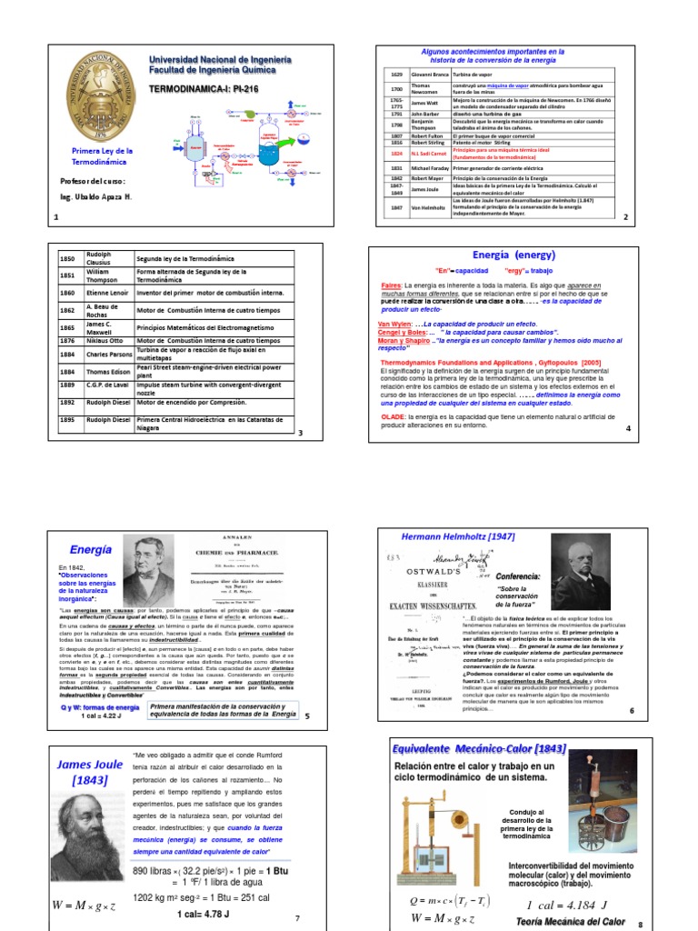 Clase 2 Termodinamica | PDF | Calor | Fuerza