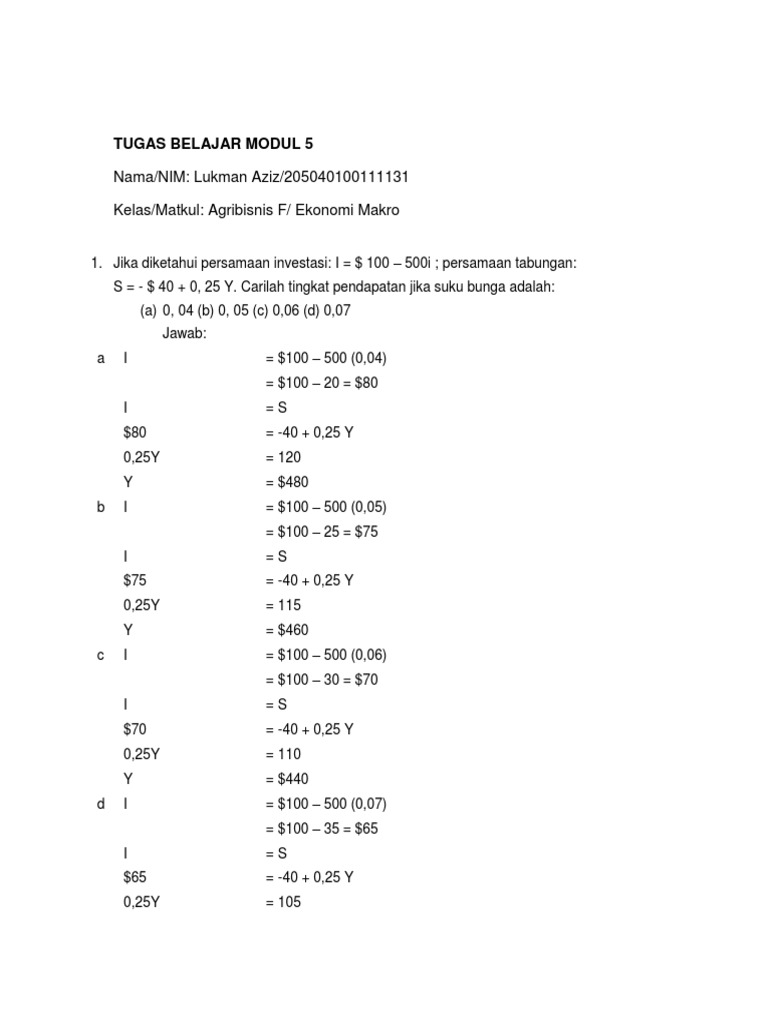 24 - Lukman Aziz - 205040100111131 - Tugas Modul 5 | PDF