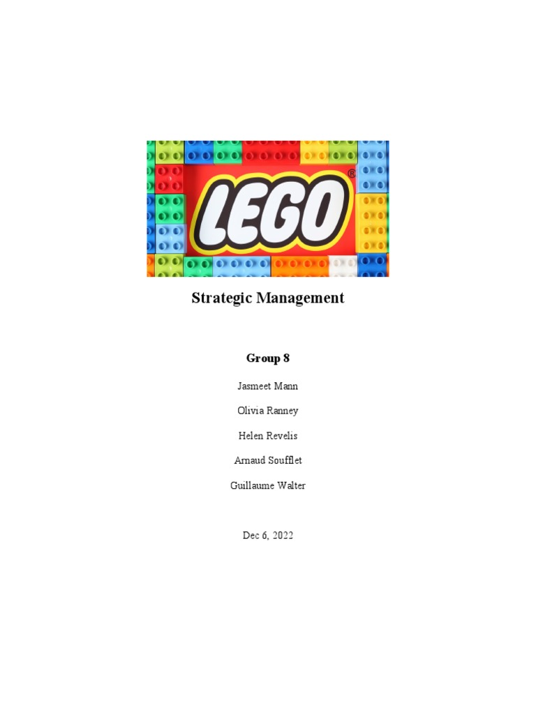 (Draft) LEGO Report 20% | PDF | Strategic Management | Swot Analysis